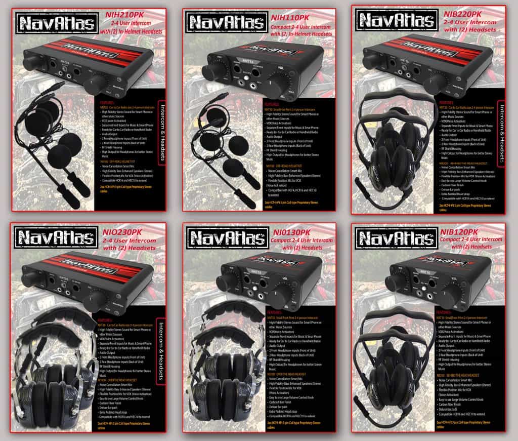 Navatlas Releases New Intercom And Headset Bundles - UTV Sports